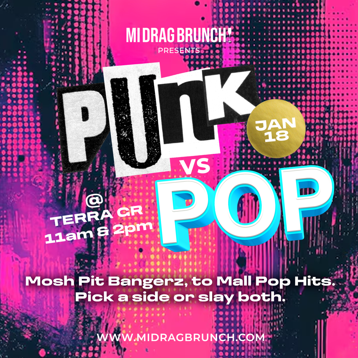 MI DRAG BRUNCH: Punk VS Pop - Grand Rapids MI, 49506
