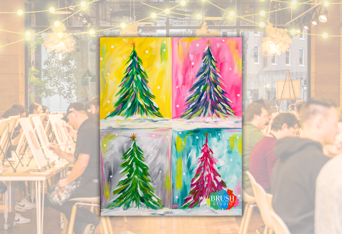 Brush Studio Paint & Sip - Nostalgic Noel - Grand Rapids MI, 49503