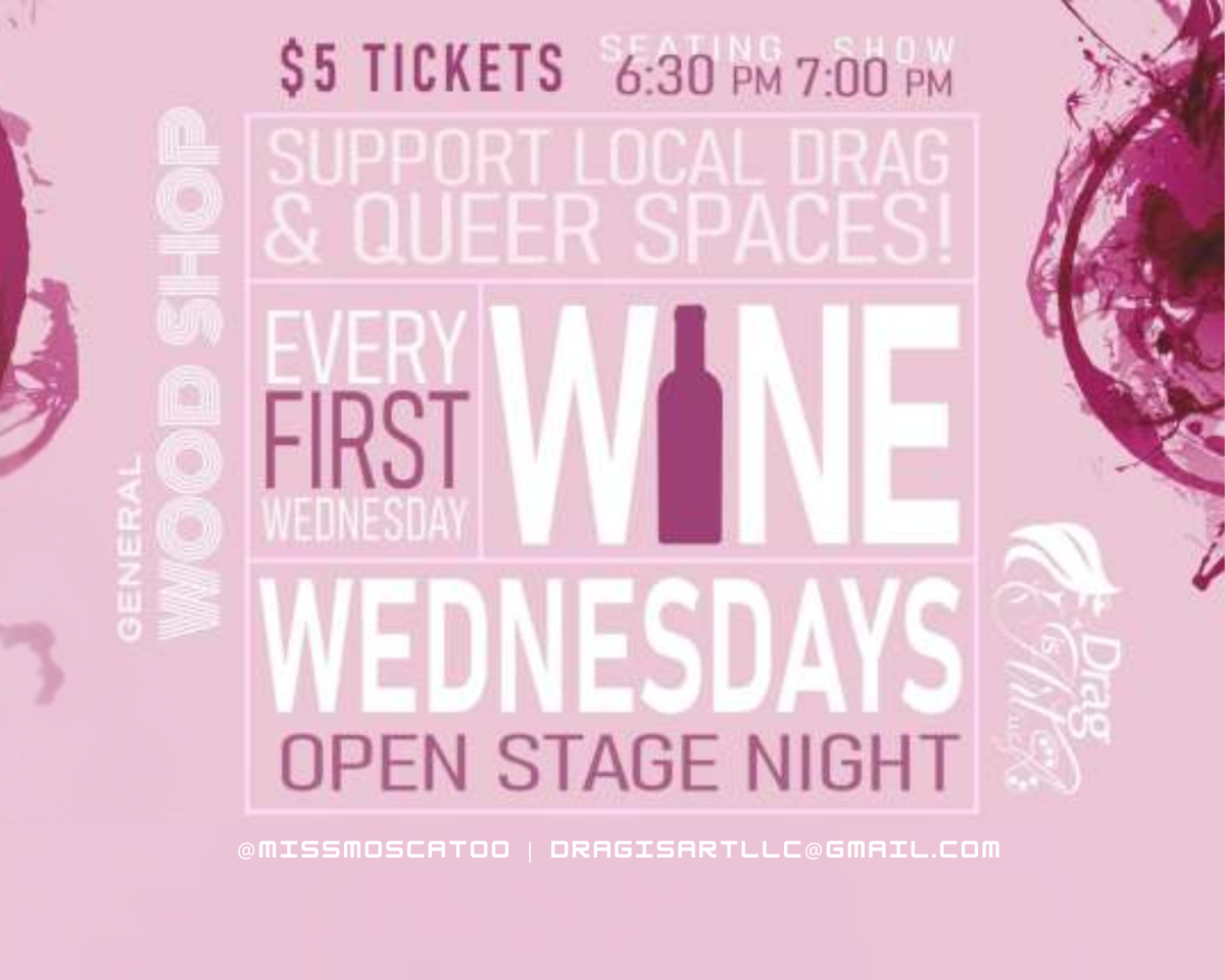 Wine Wednesday Open Stage Night, Hosted by General Wood Shop - Grand ...