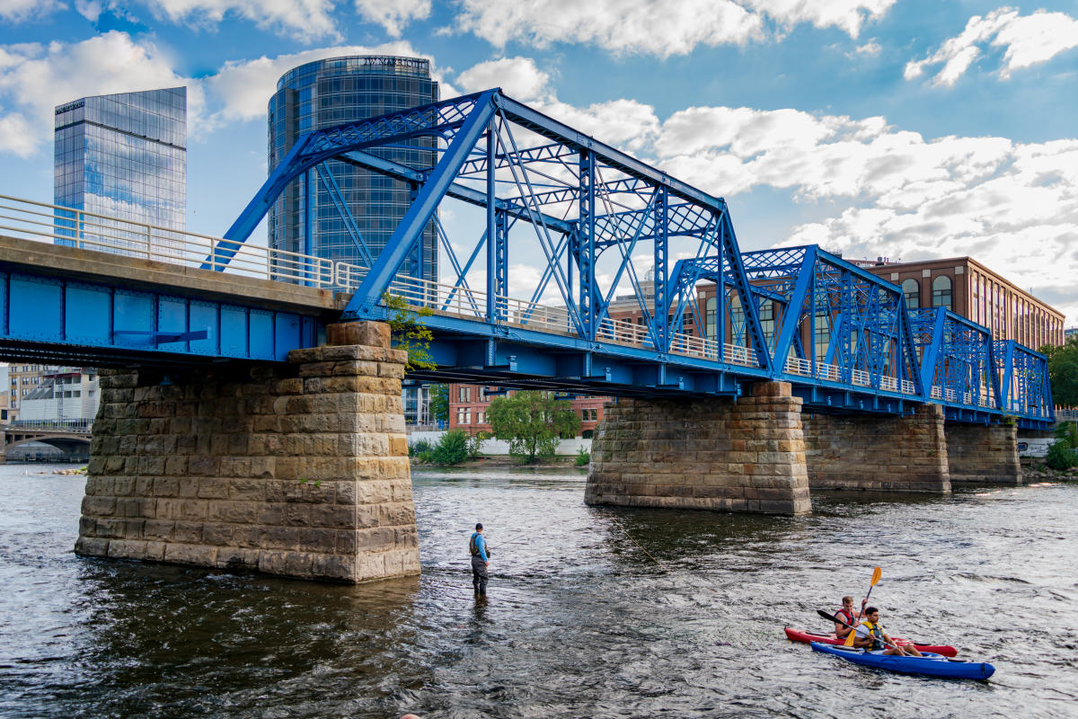 The Blue Bridge - Grand Rapids MI, 49504