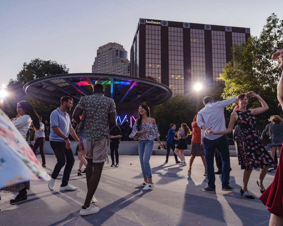 Tuesday Swing at Rosa Park Circle - Grand Rapids MI, 49503