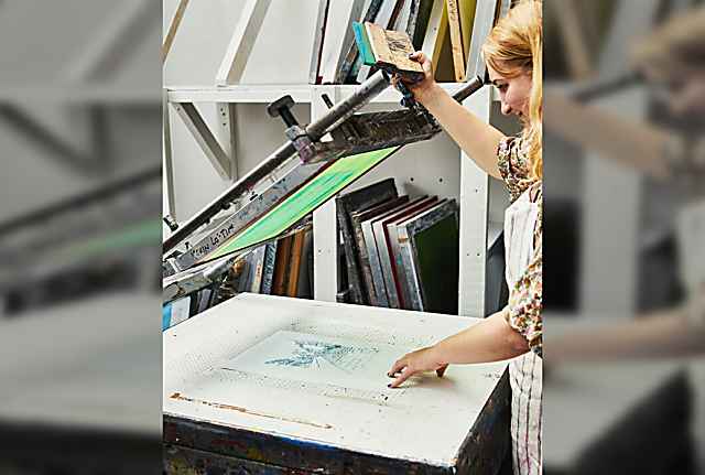 screen printing art process