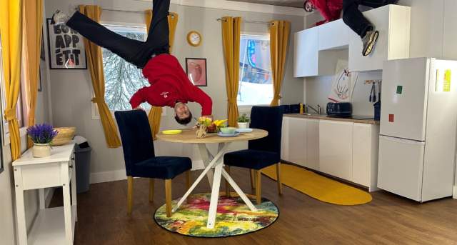 Upside Down House Inside View