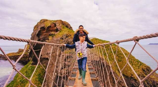 rope bridge walk