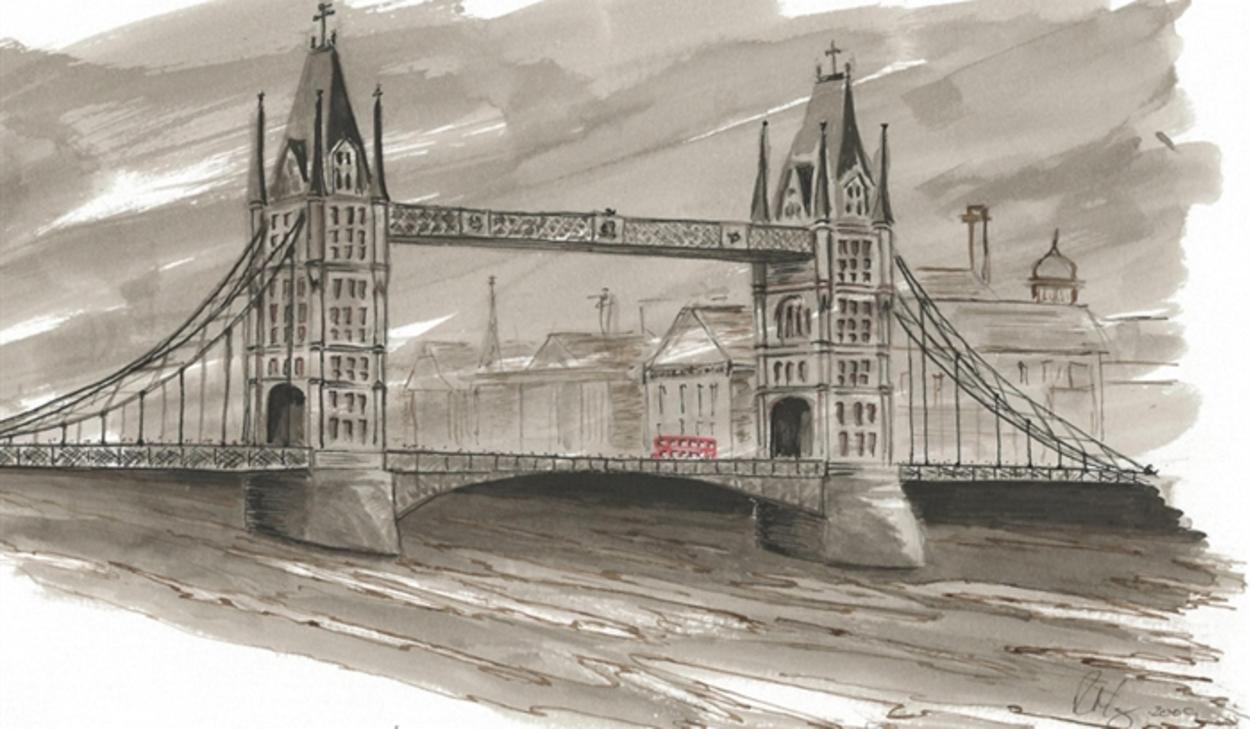 river thames drawing