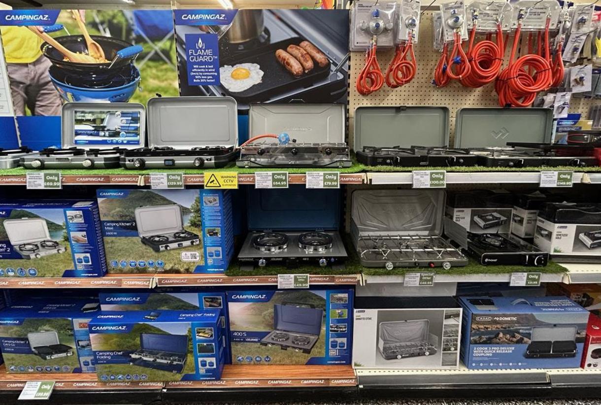 Camping superstore store