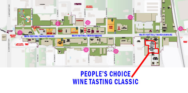 GrapeFest Festival Map | Grapevine, Texas