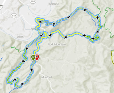 Maps of Virginia Bike Trails | Blue Ridge Mountain Biking Maps