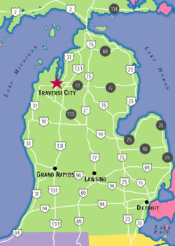 Traverse City Maps | Northern Michigan Maps