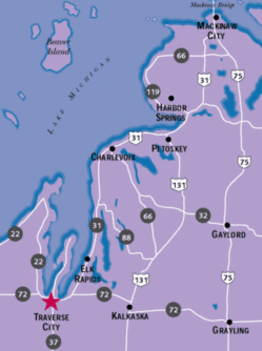 Traverse City Maps | Northern Michigan Maps