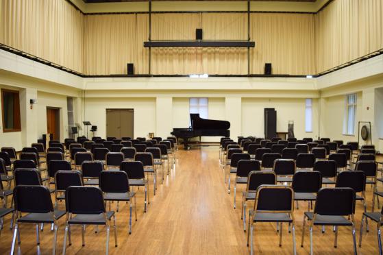 James & Susan Moeser Auditorium in Hill Hall