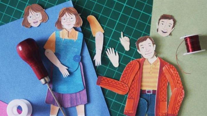 how to make a leek out of paper