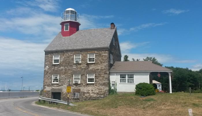1838 Selkirk Lighthouse at the Salmon River Lighthouse & Marina ...