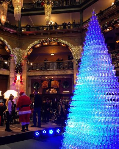 The Brown Palace's Champagne Cascade | VISIT DENVER Blog