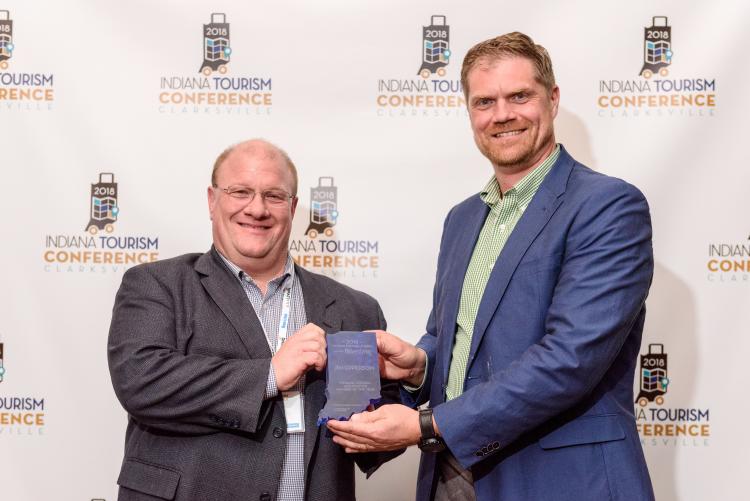 2018 Indiana Tourism Conference, opening reception at the Falls of the ...