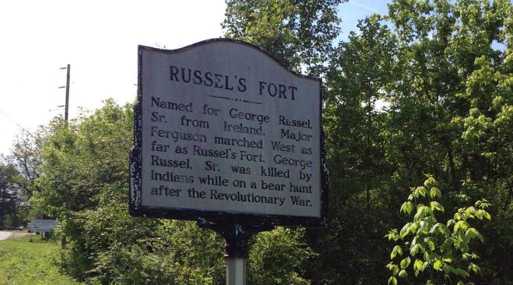 Russel's Fort - Marker