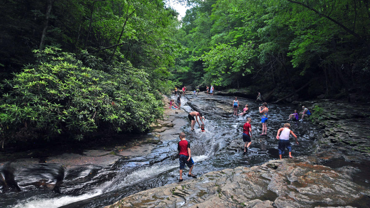 10 Badass Natural Water Slides Across America