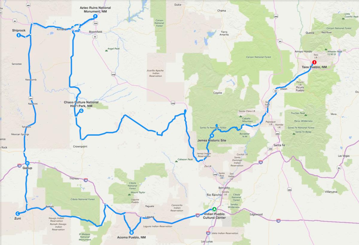 Red River New Mexico Off Road Trail Map at Sue Frye blog