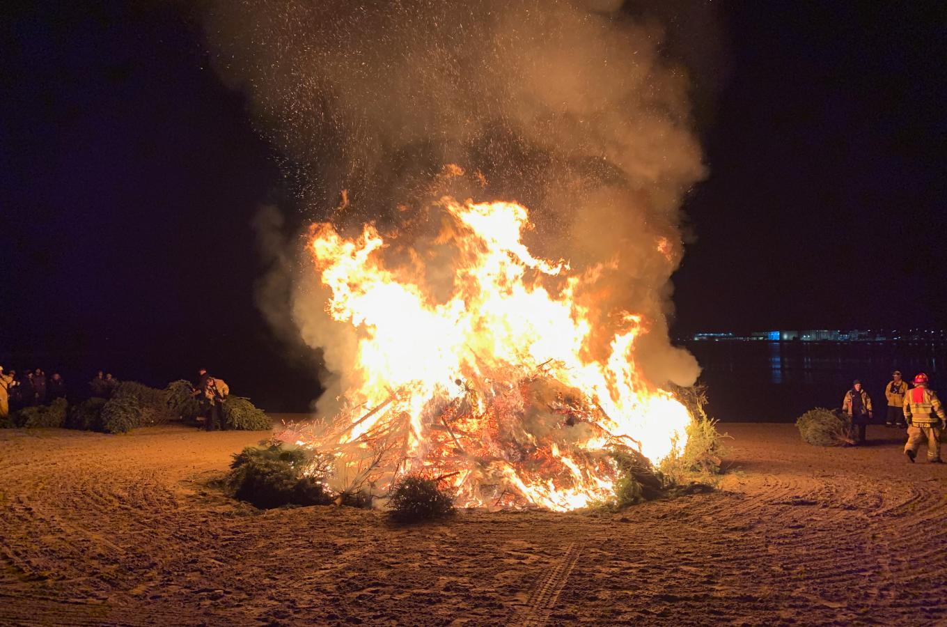 Twelfth Night Holiday Tree Bonfire