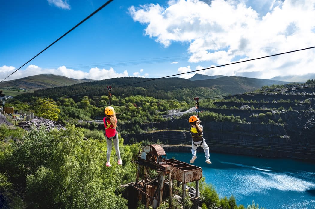 zip wire quarry
