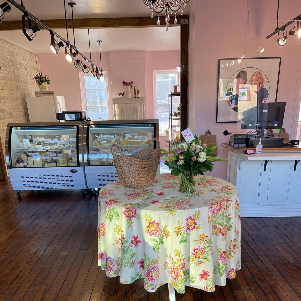 Two Girls and a Cheese Shop