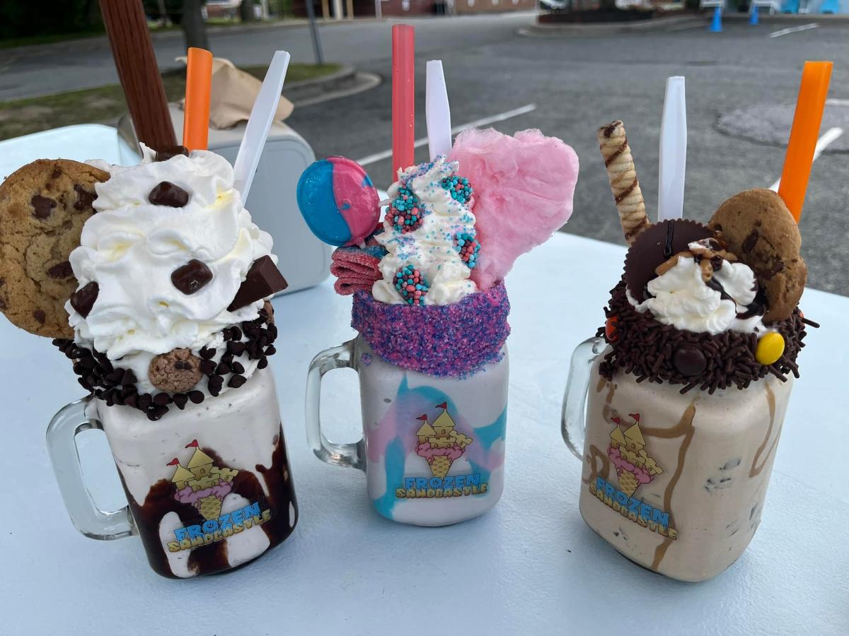 Frozen Sandcastle Ice Cream & Snowball Shop