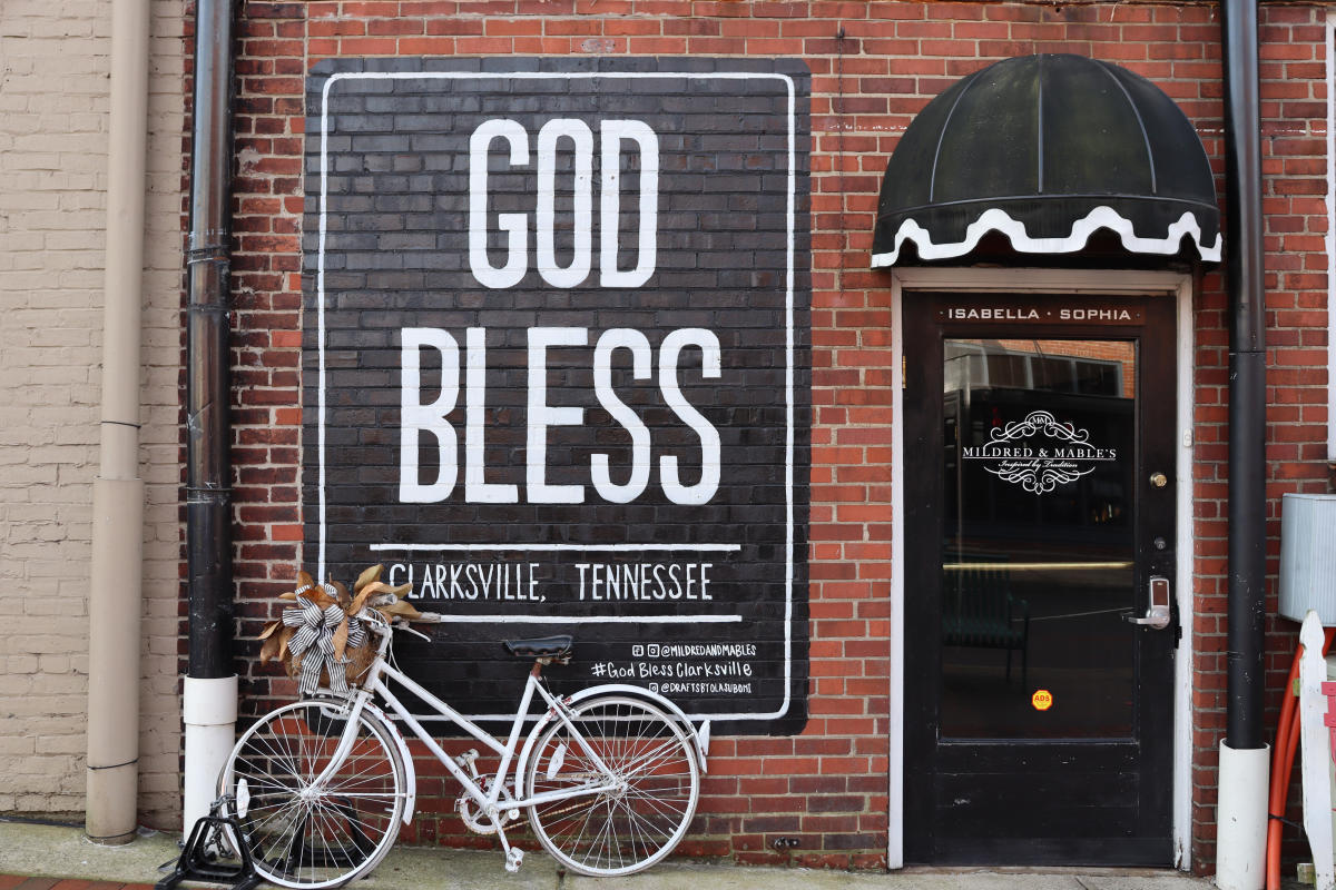 God Bless Clarksville Mural