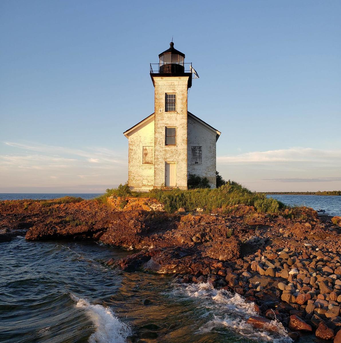 Gull Rock Light Station | Michigan's Upper Peninsula Travel ...