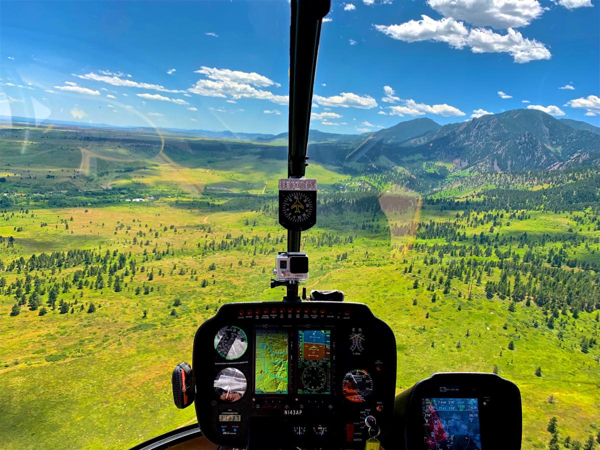 See Boulder From Above on a Helicopter Sightseeing Tour