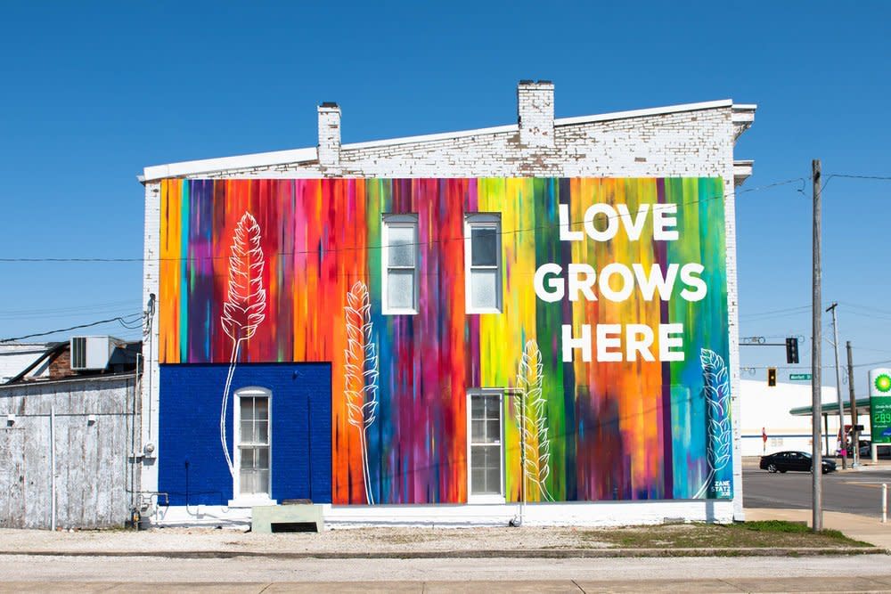 Love Grows Here Mural