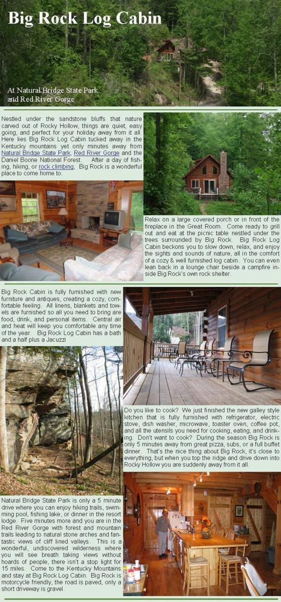 BIG ROCK LOG CABIN