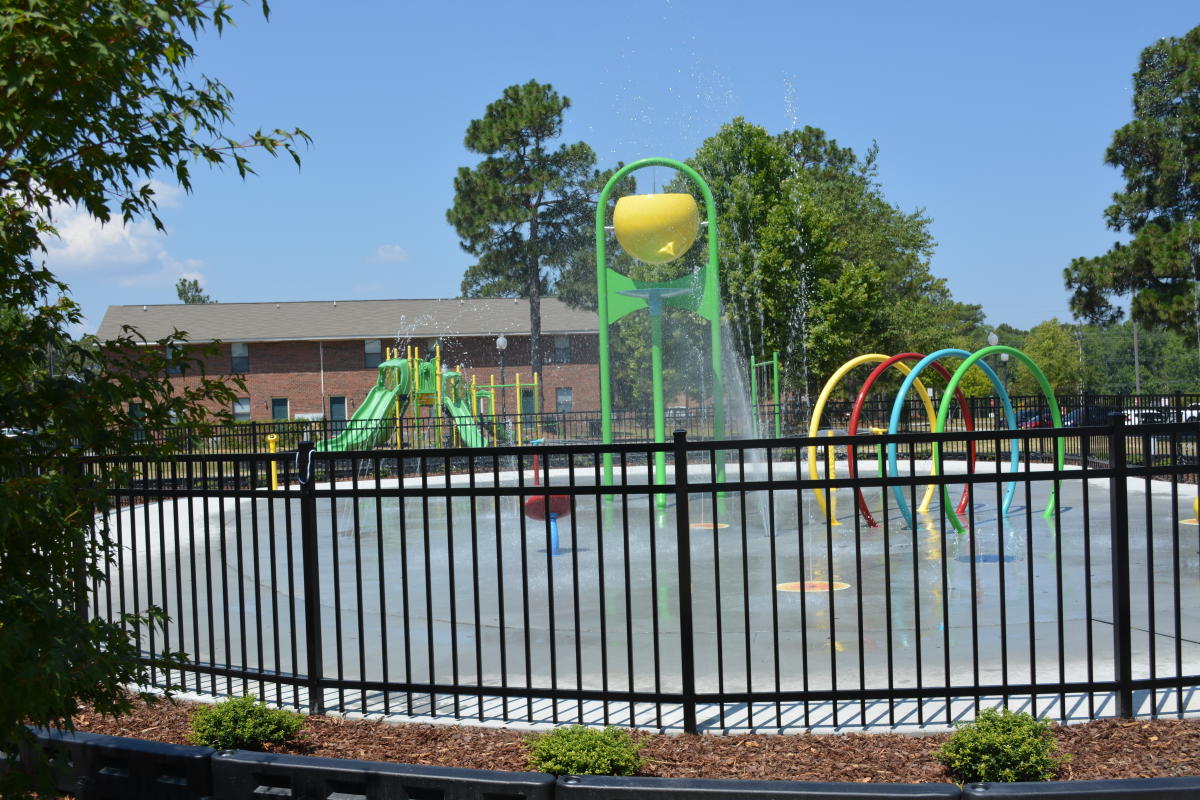 Splash Pad at Spring Lake Recreation and Parks
