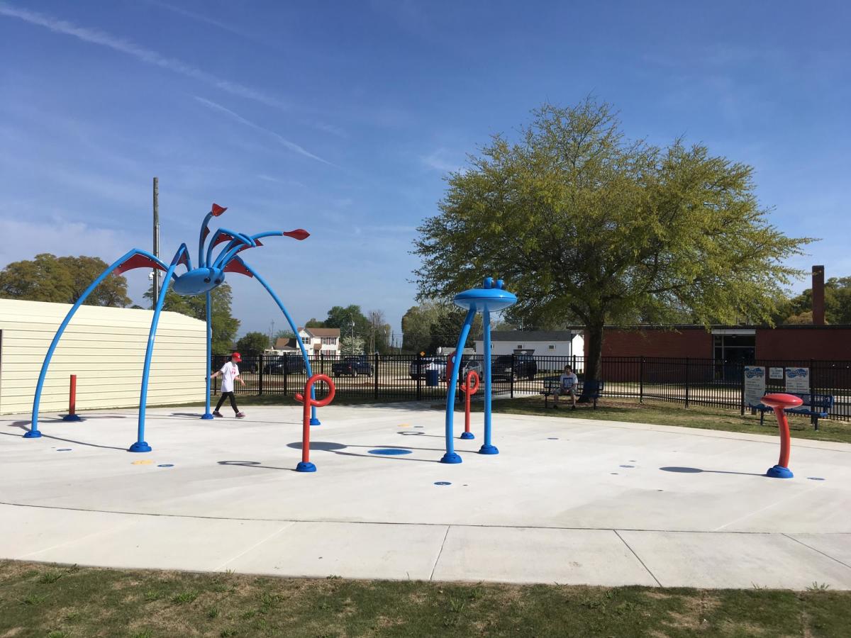Splash Pad at Massey Hill Recreation Center