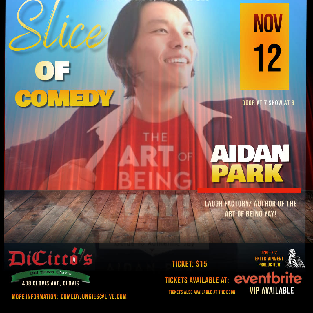 Slice of Comedy headlining Aidan Park