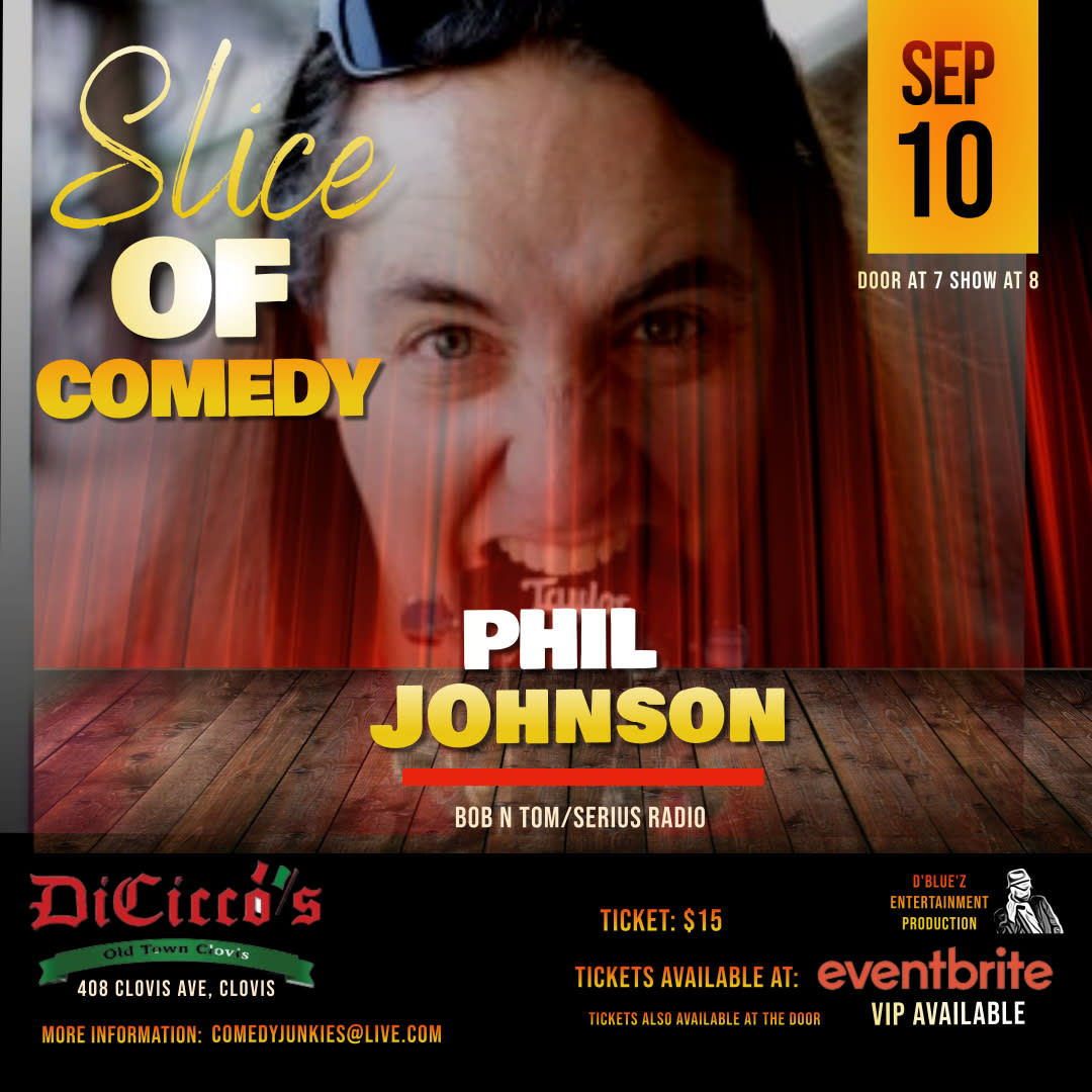 Slice of Comedy headlining Phil Johnson