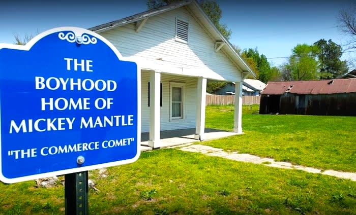 Mickey Mantle's Boyhood Home | Green Country Oklahoma | Official Site
