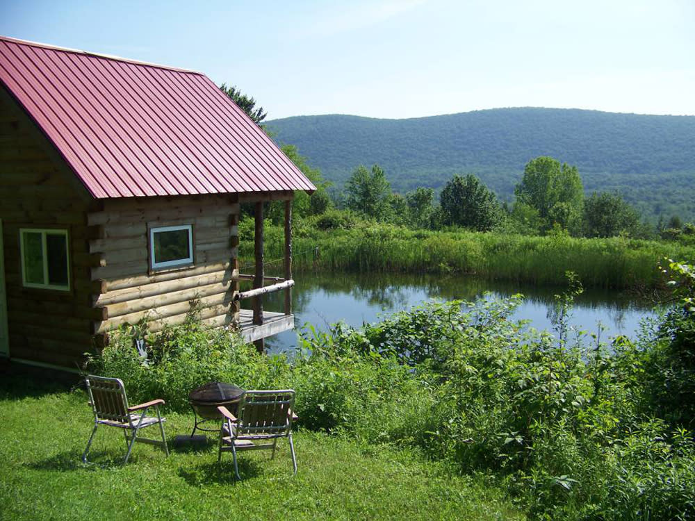 Luxury Camping in a Beautiful Cabin