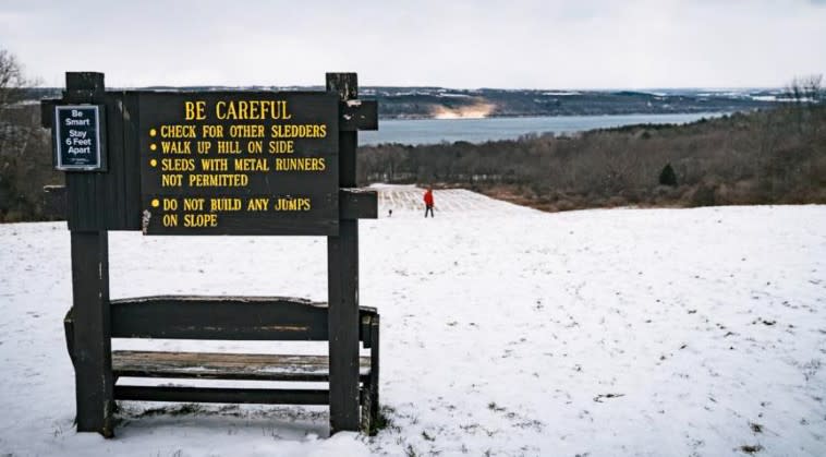Rice Hill - Sledding and Ice Skating