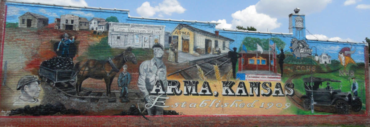 Arma Centennial Mural - Arma KS, 66712