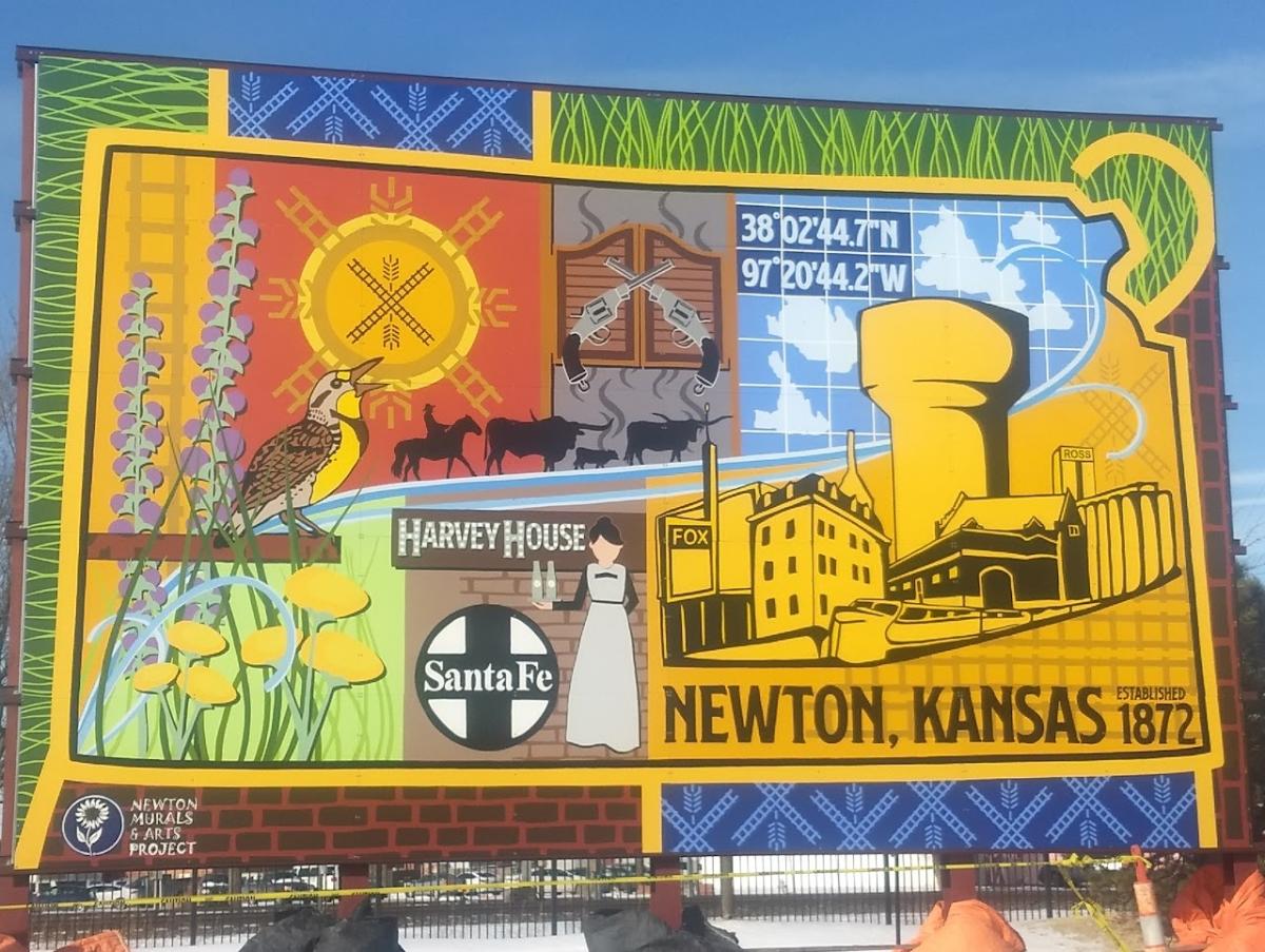 Newton Historical Mural - Newton KS, 67114