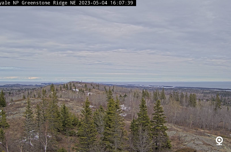 Isle Royale Greenstone Ridge Northeast Webcam