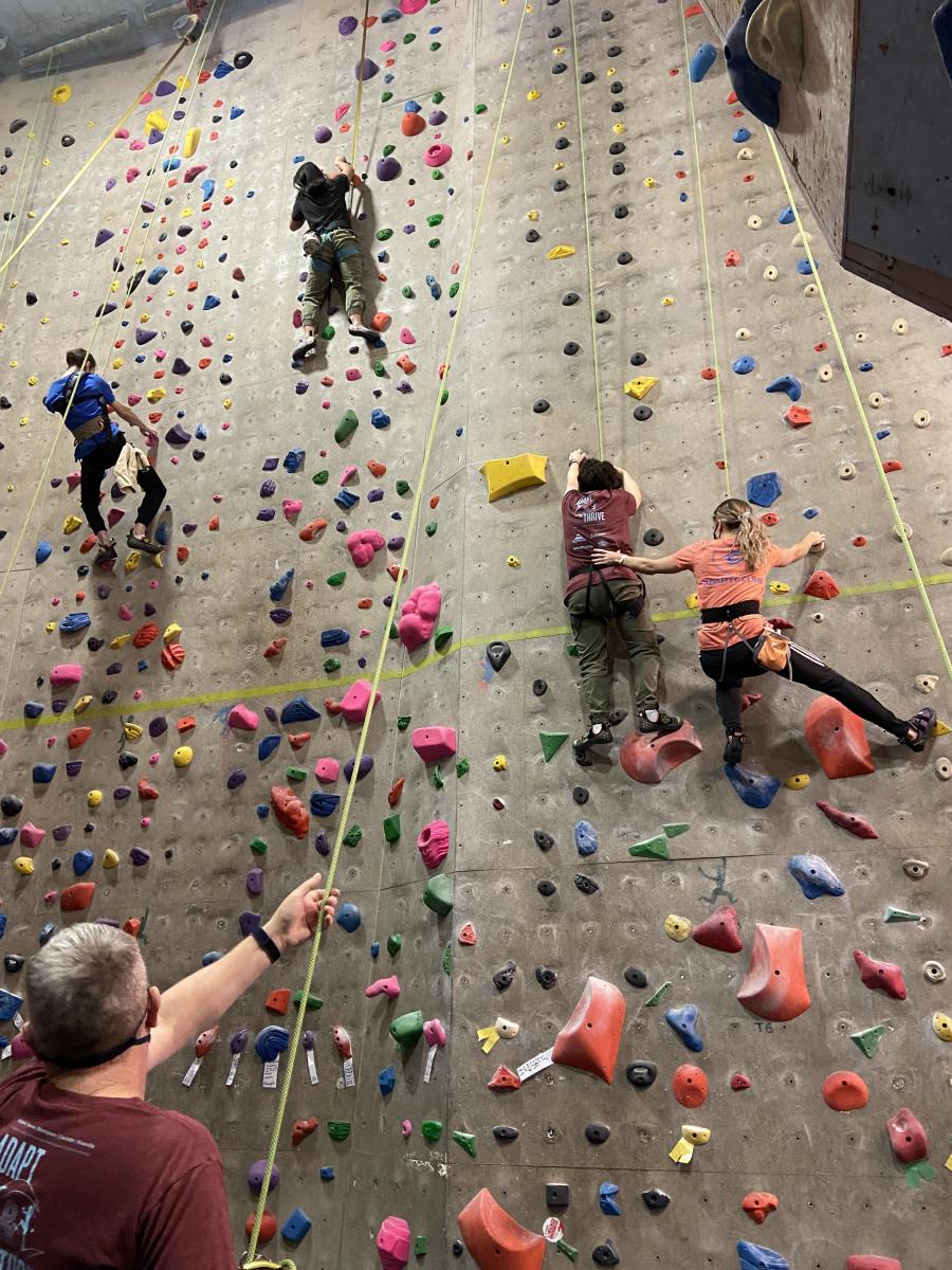 Adaptive Rock Climbing