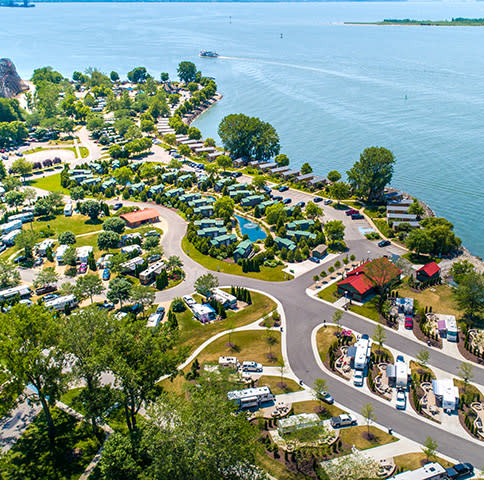 Lighthouse Point Cabins and Cottages at Cedar Point