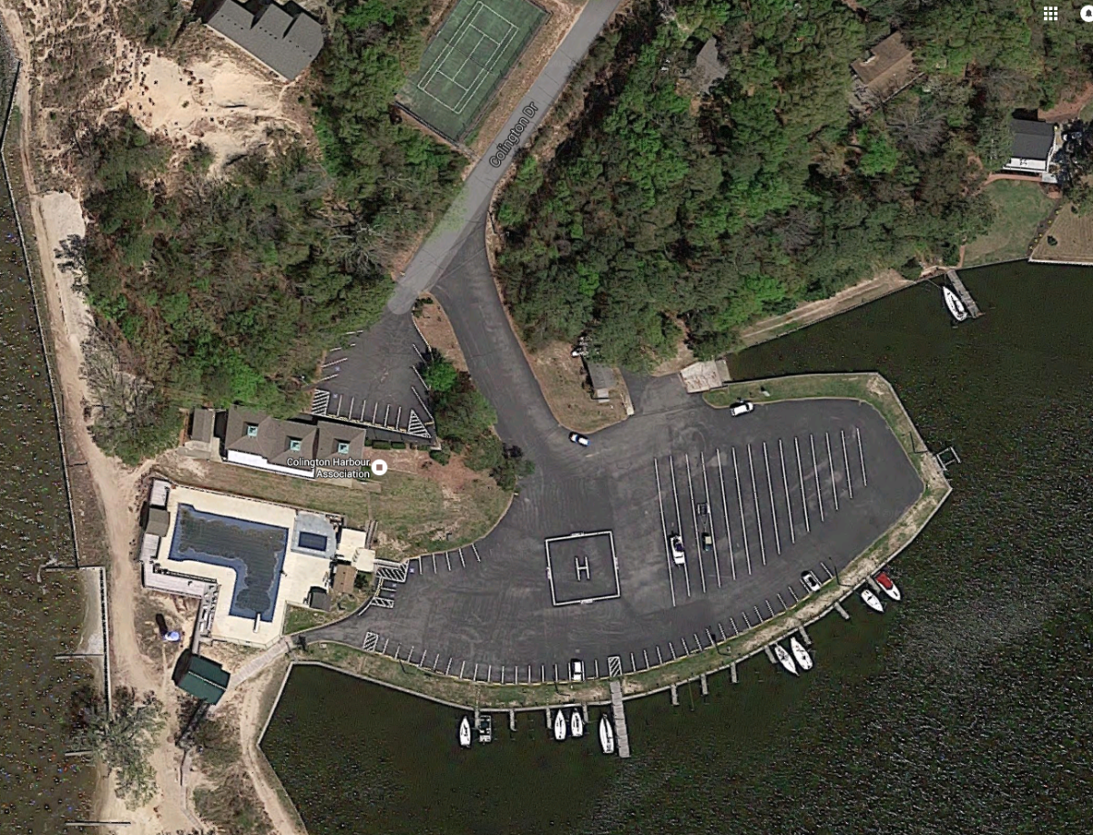 Parking Area at Second Bridge on Colington Island
