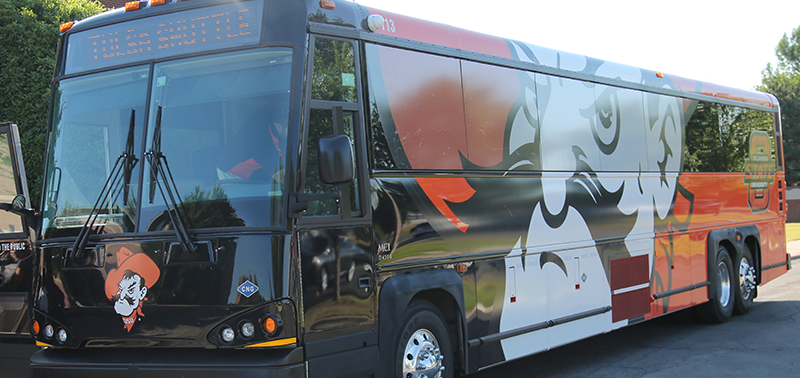 OSU's Big Orange Bus | Visit Stillwater