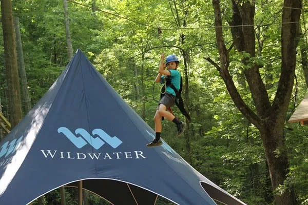 Wildwater Kids Ziplining