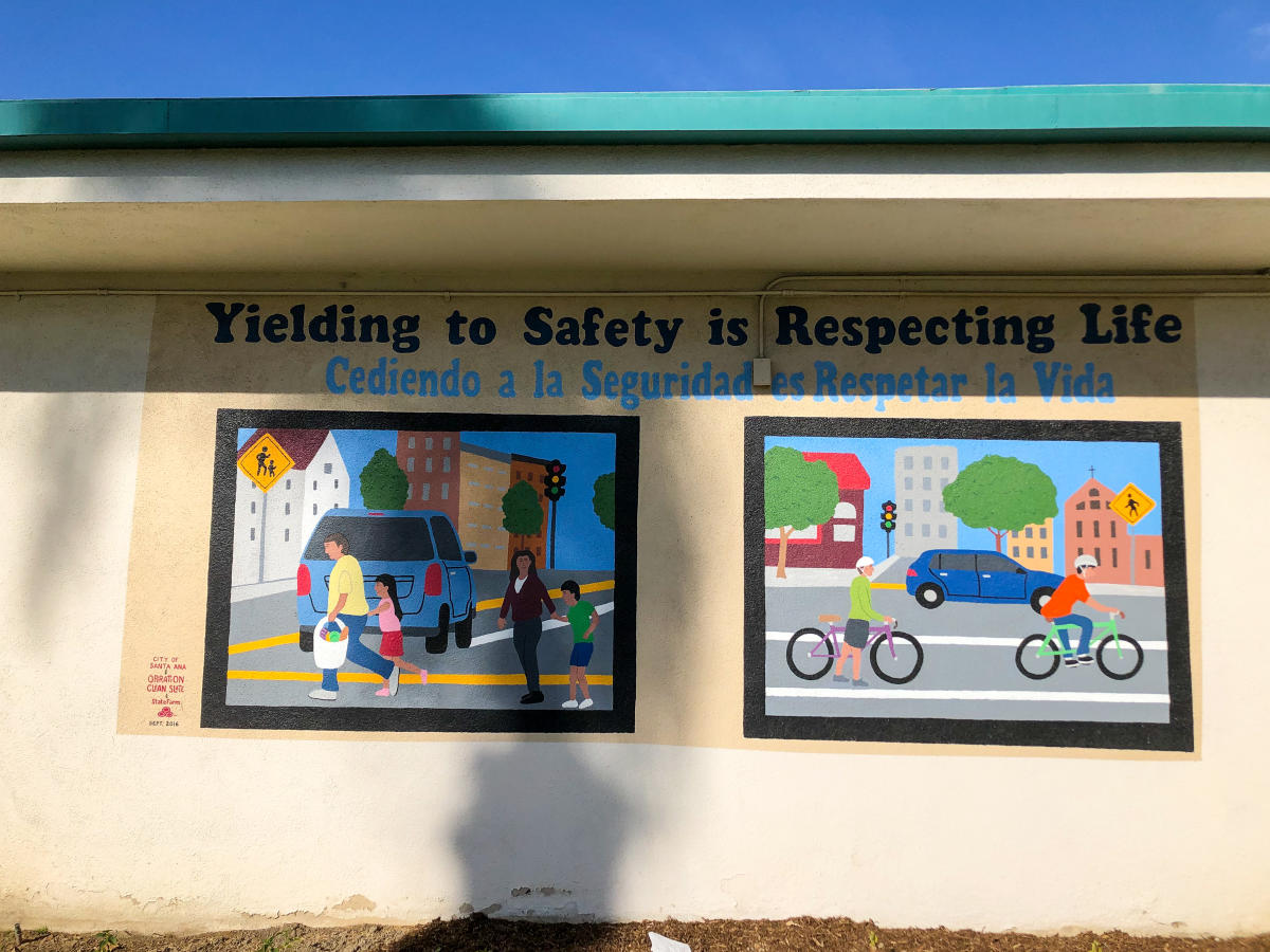 Pedestrian Safety Mural | Santa Ana, CA