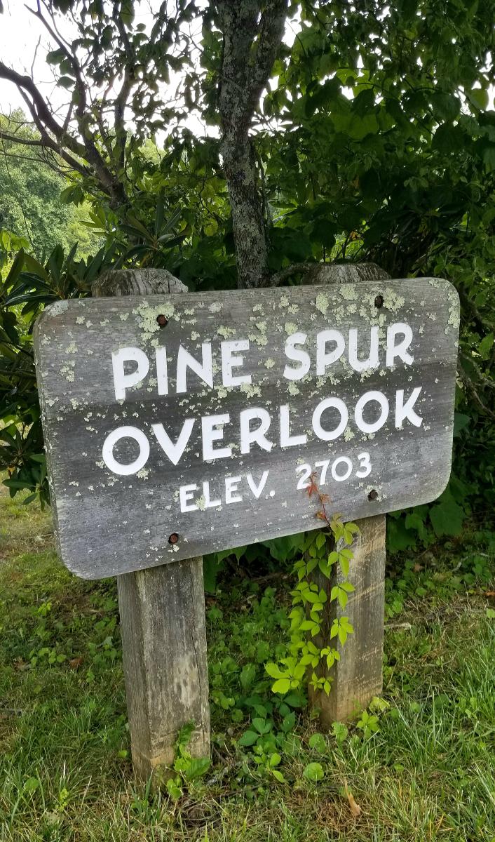 Pine Spur Scenic Overlook - Blue Ridge Parkway