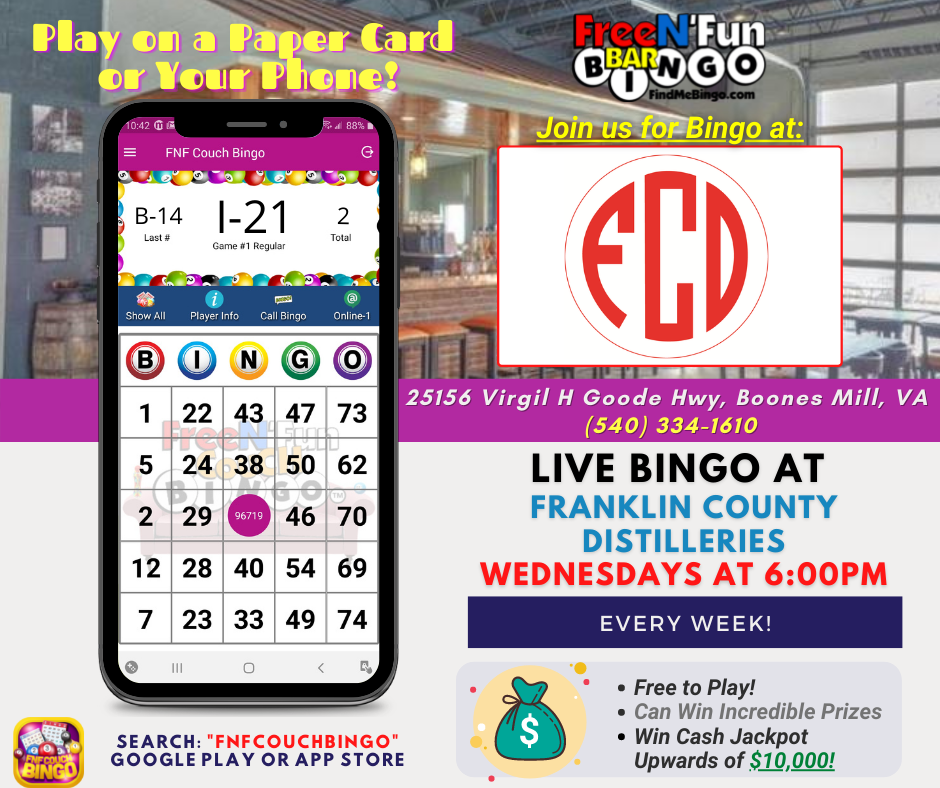 Free and Fun Bar Bingo