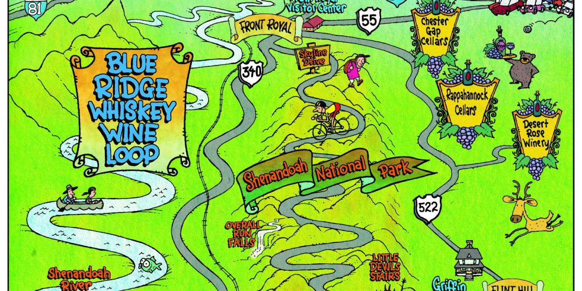 Virginia's Blue Ridge Whisky Wine Loop